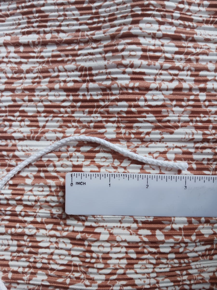 3/16" White Drawstring |By the Half Yard – Elegant Threads Co.