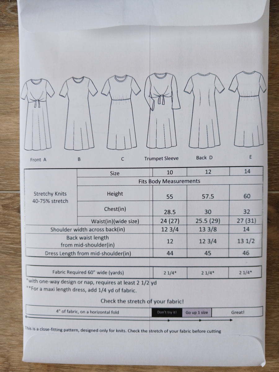 NITA Girls Pattern | Size 10-14 Holly Dress – Elegant Threads Co.